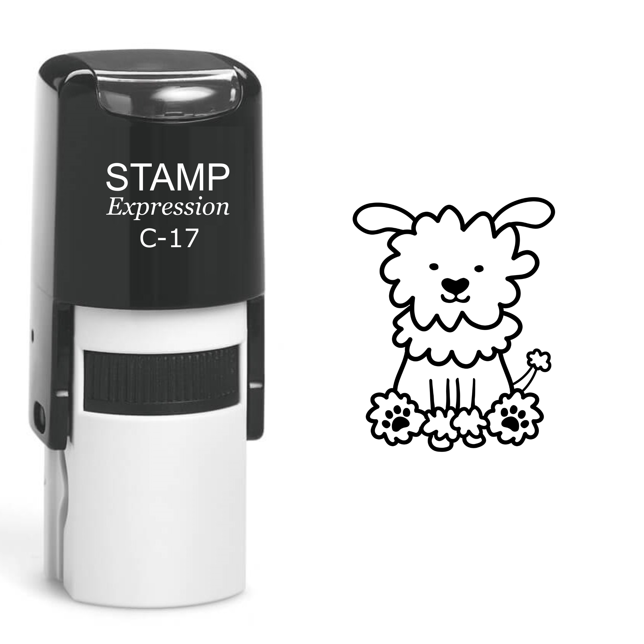 stampexpression - Baby Goat Self Inking Rubber Stamp - Black Ink (A ...