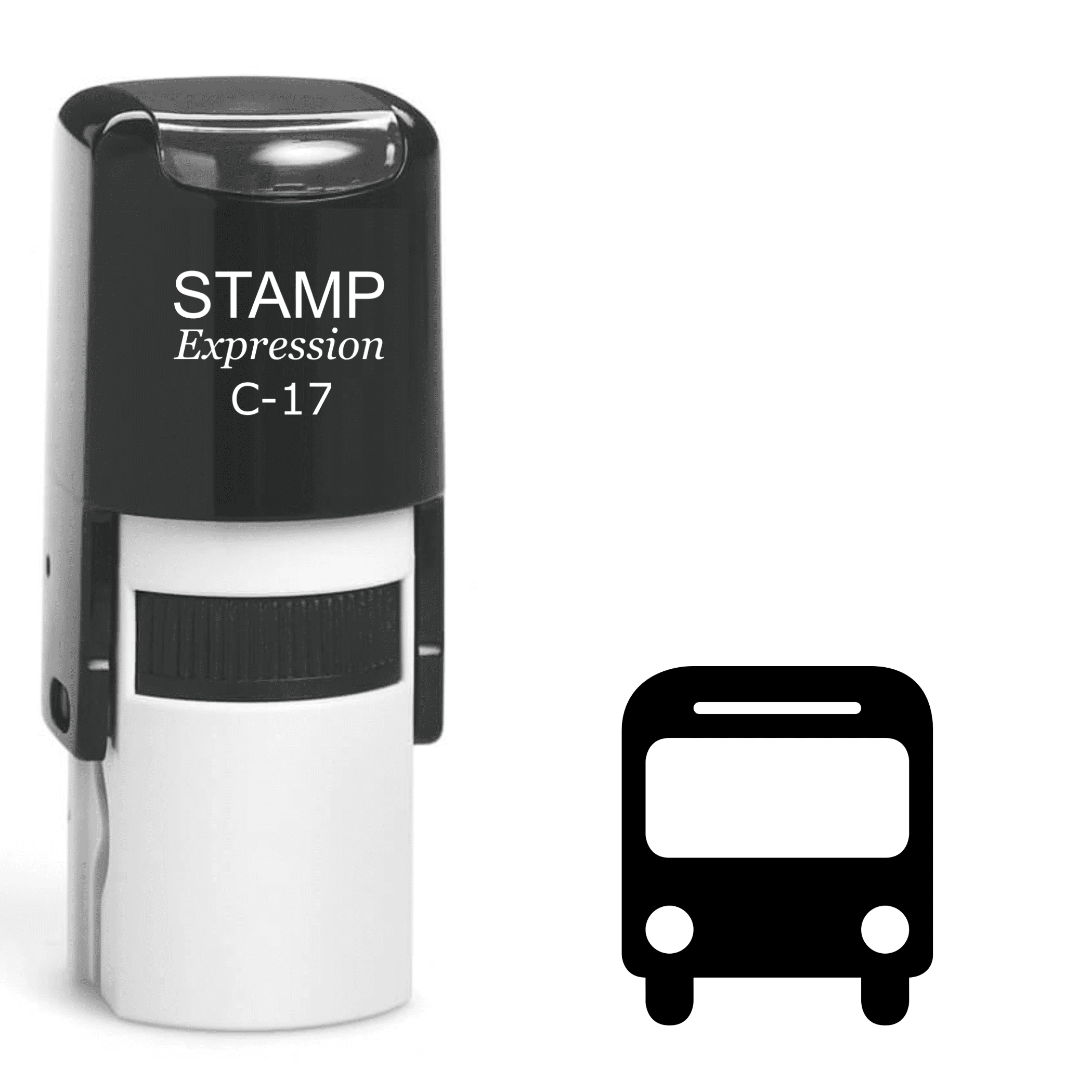 stampexpression - Bus Self Inking Rubber Stamp - Black Ink (A-61623 ...