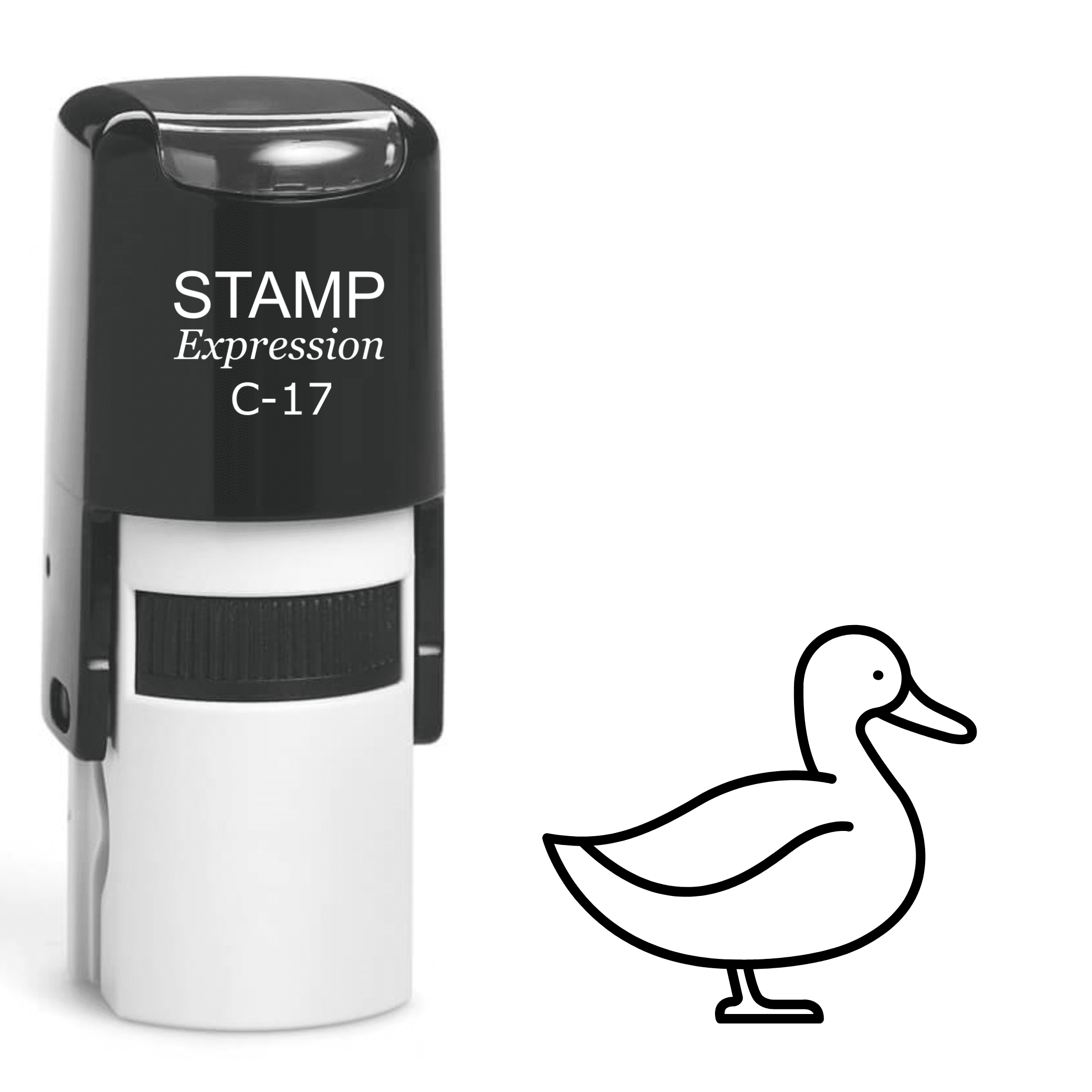 stampexpression - Duck Self Inking Rubber Stamp - Black Ink (A-62005 ...