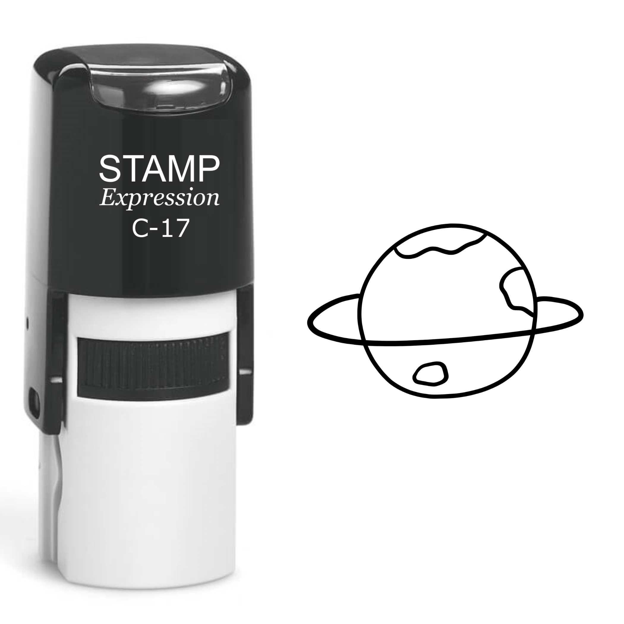 stampexpression - Earth Self Inking Rubber Stamp - Black Ink (A-61136 ...