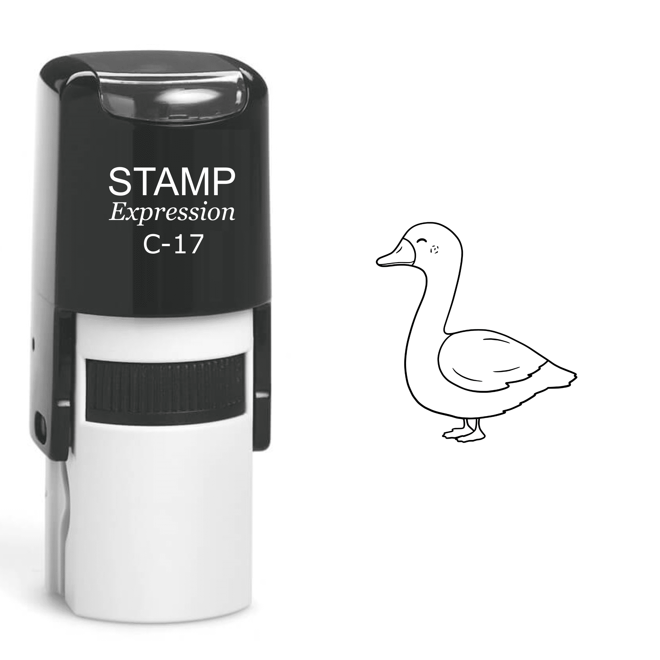stampexpression - Goose Self Inking Rubber Stamp - Black Ink (A-60210 ...