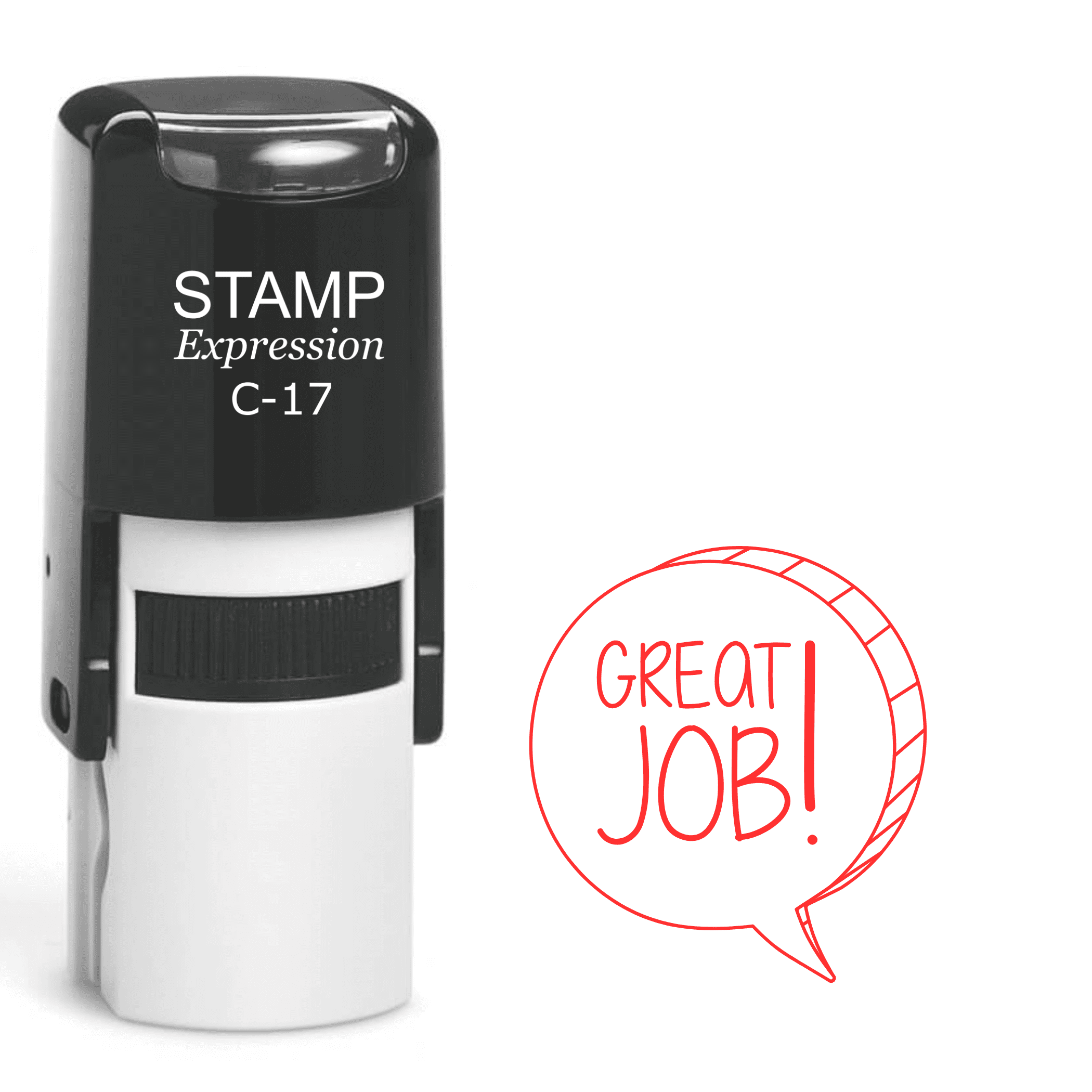 stampexpression - Great Job School Teacher Self Inking Rubber Stamp ...