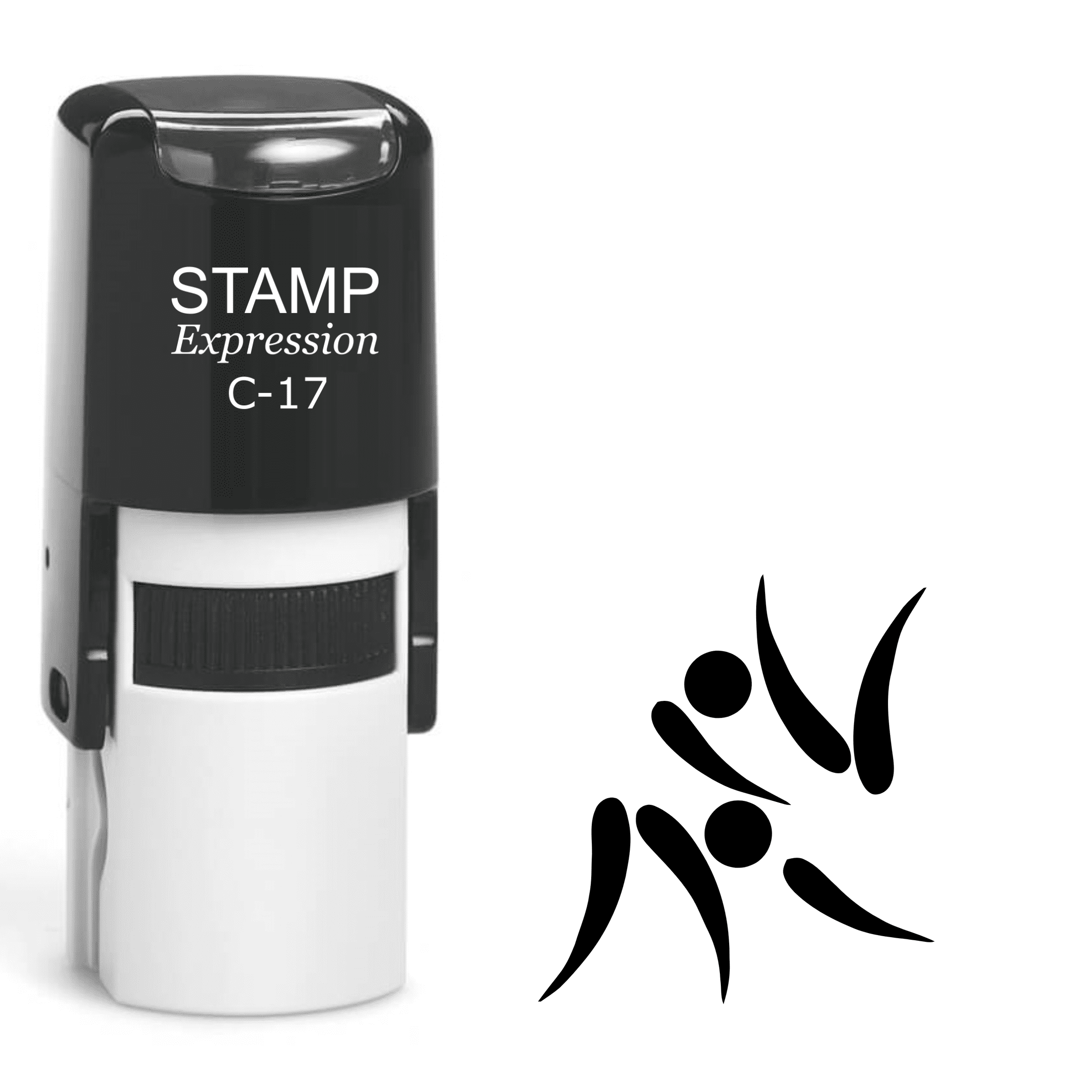 stampexpression - Judo Self Inking Rubber Stamp - Black Ink (A-62403 ...