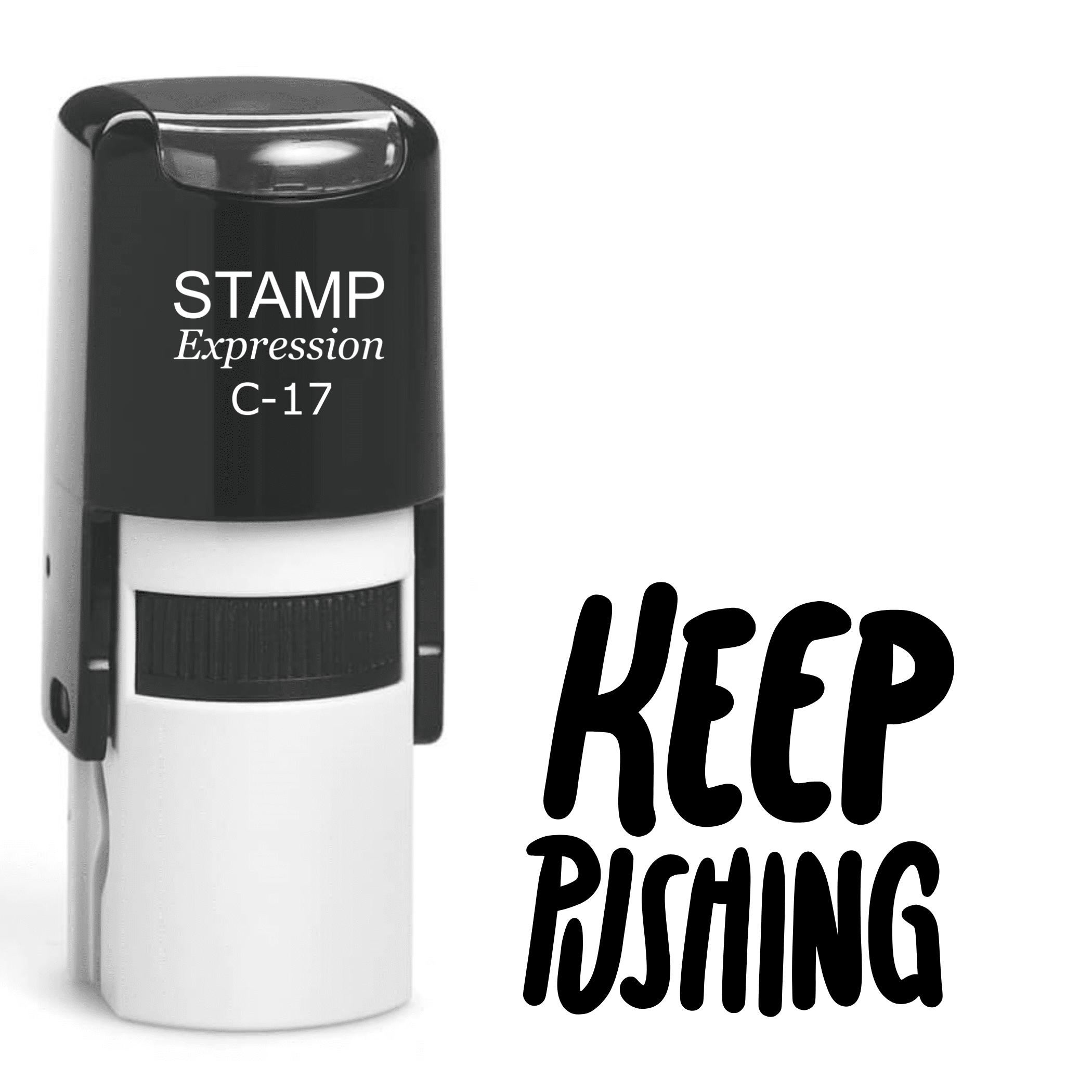 stampexpression - Keep Pushing School Teacher Self Inking Rubber Stamp ...