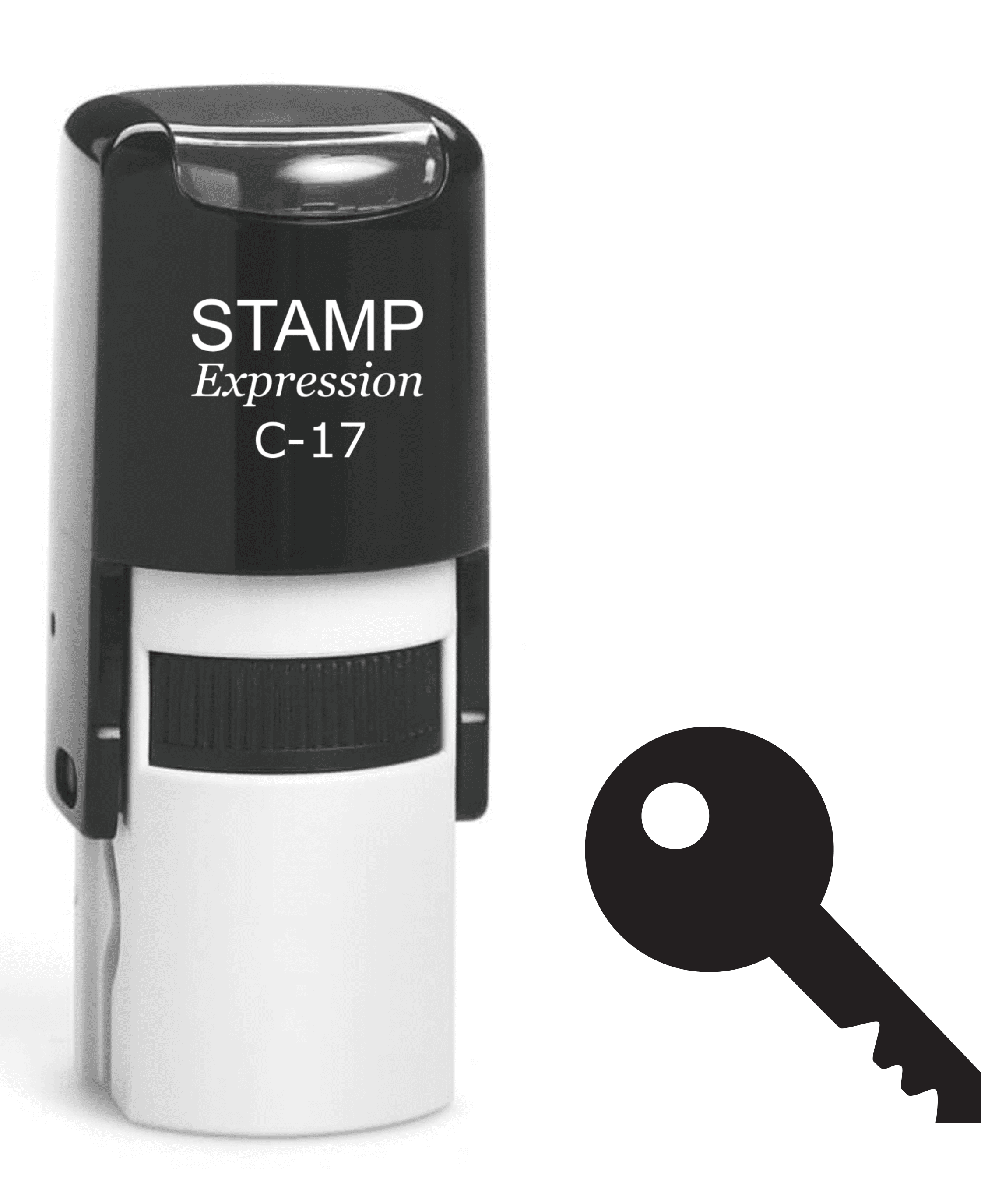 stampexpression - Key Self Inking Rubber Stamp - Black Ink (A-61322 ...