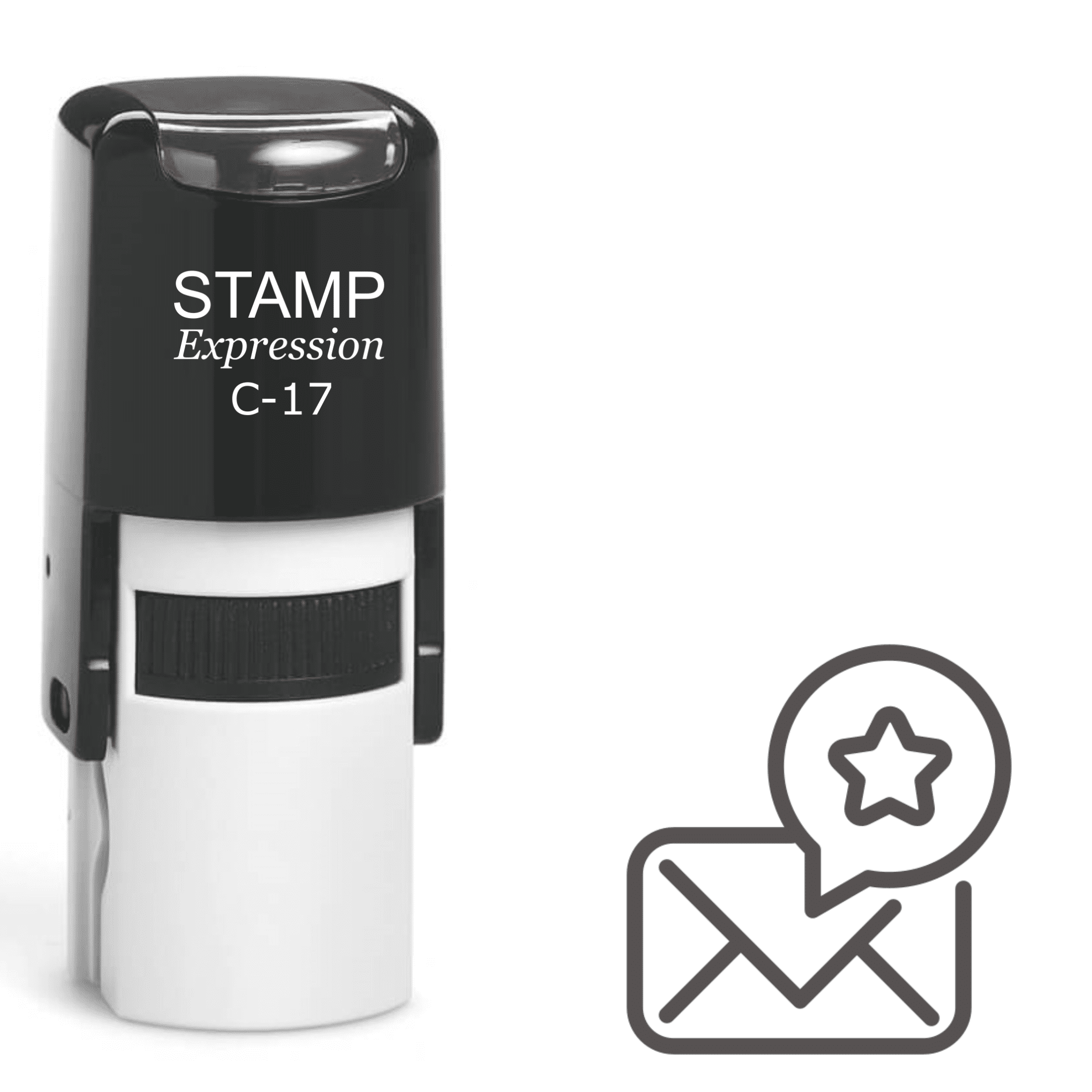 stampexpression - Phone Message With a Star Self Inking Rubber Stamp ...