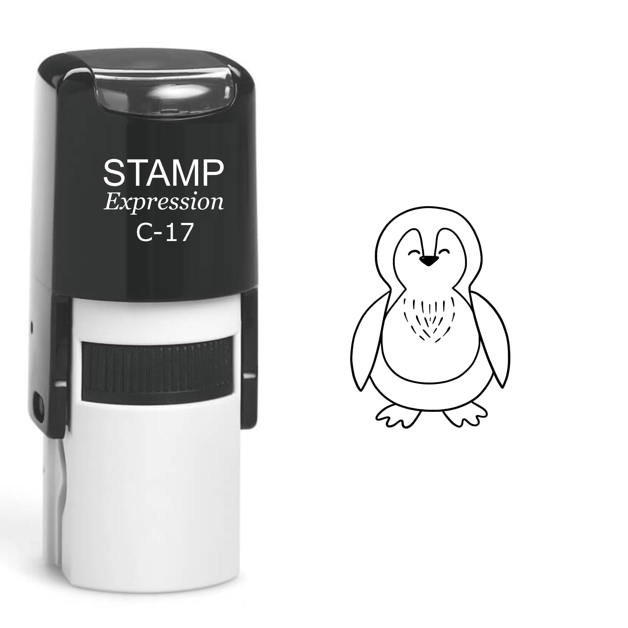 stampexpression - Piggy Self Inking Rubber Stamp - Black Ink (A-60254 ...
