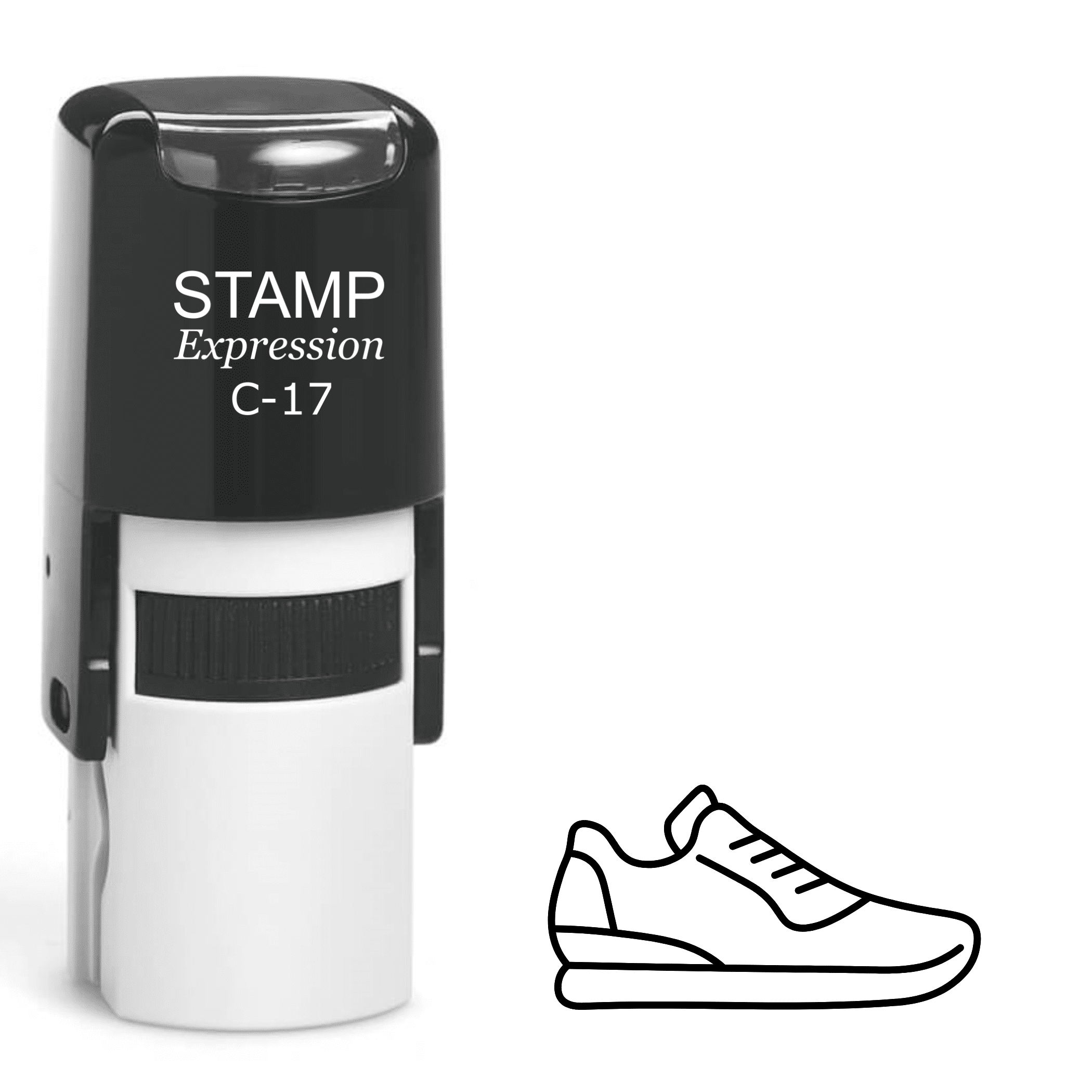 stampexpression - Sneaker Self Inking Rubber Stamp - Black Ink (A-62321 ...