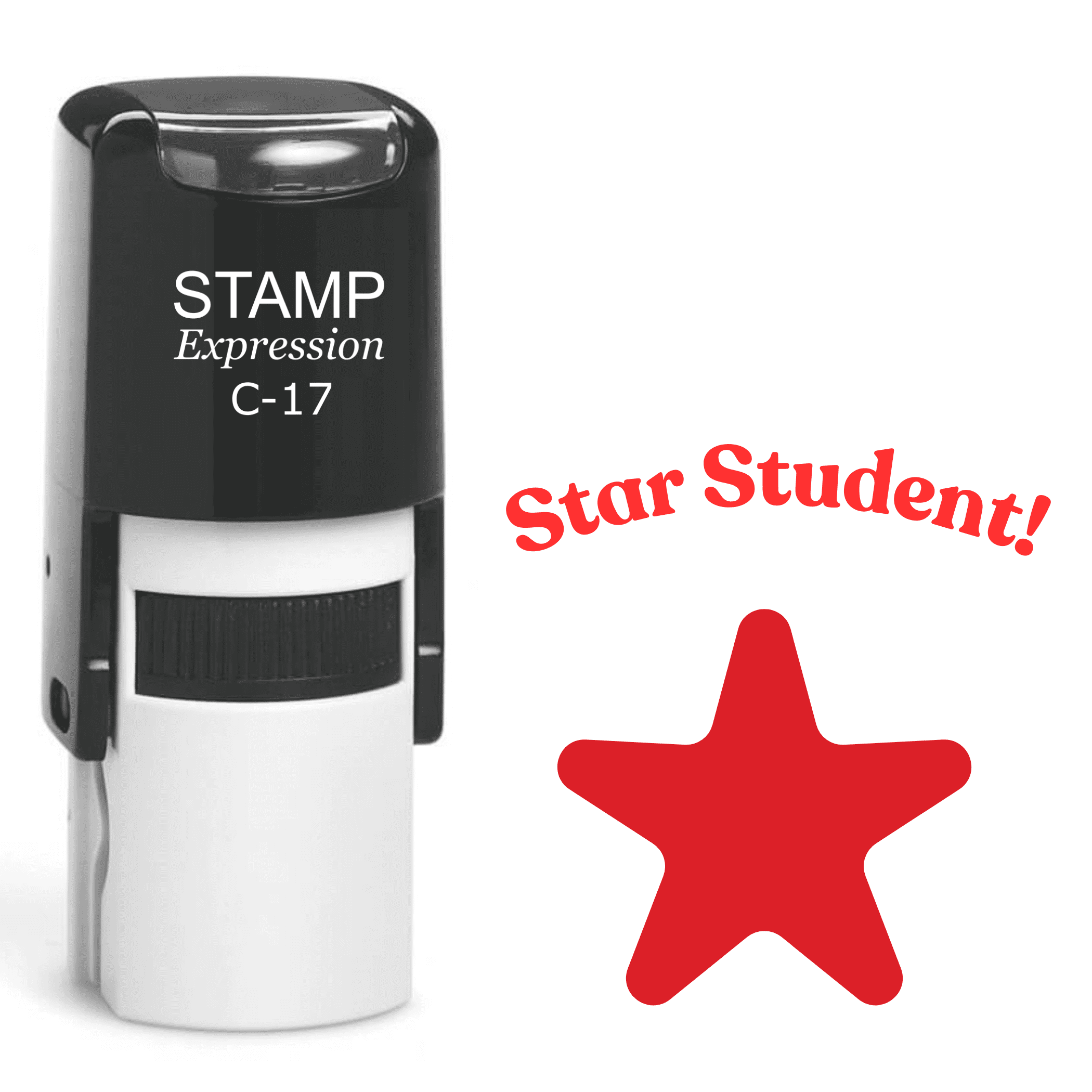 stampexpression - Star Student School Teacher Self Inking Rubber Stamp ...