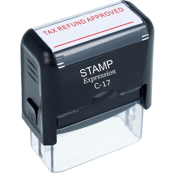 stampexpression - Tax Refund Approved with Line Office Self Inking ...