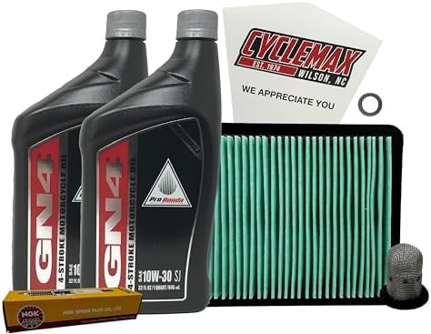 standard 10w-30 tune up kit compatible with 2003-2025 honda ruckus with ...