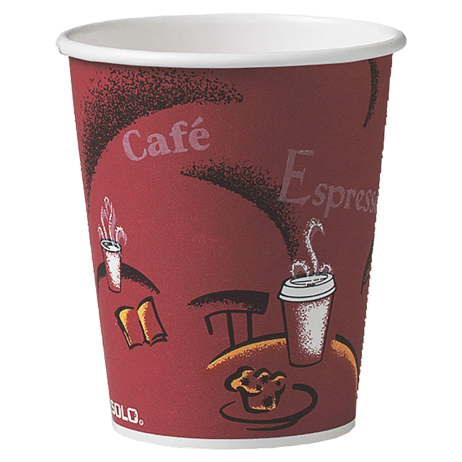 staple 370SI-0041 10 oz Bistro SSP Paper Hot Cup (Case of 1000 ...