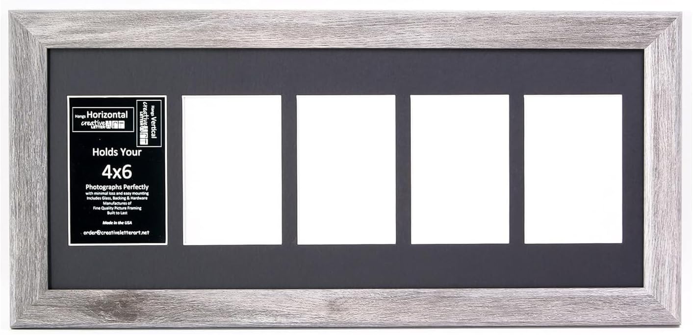staple 4” x 6” Multiple Opening Picture Frame Collage with 5 holes ...