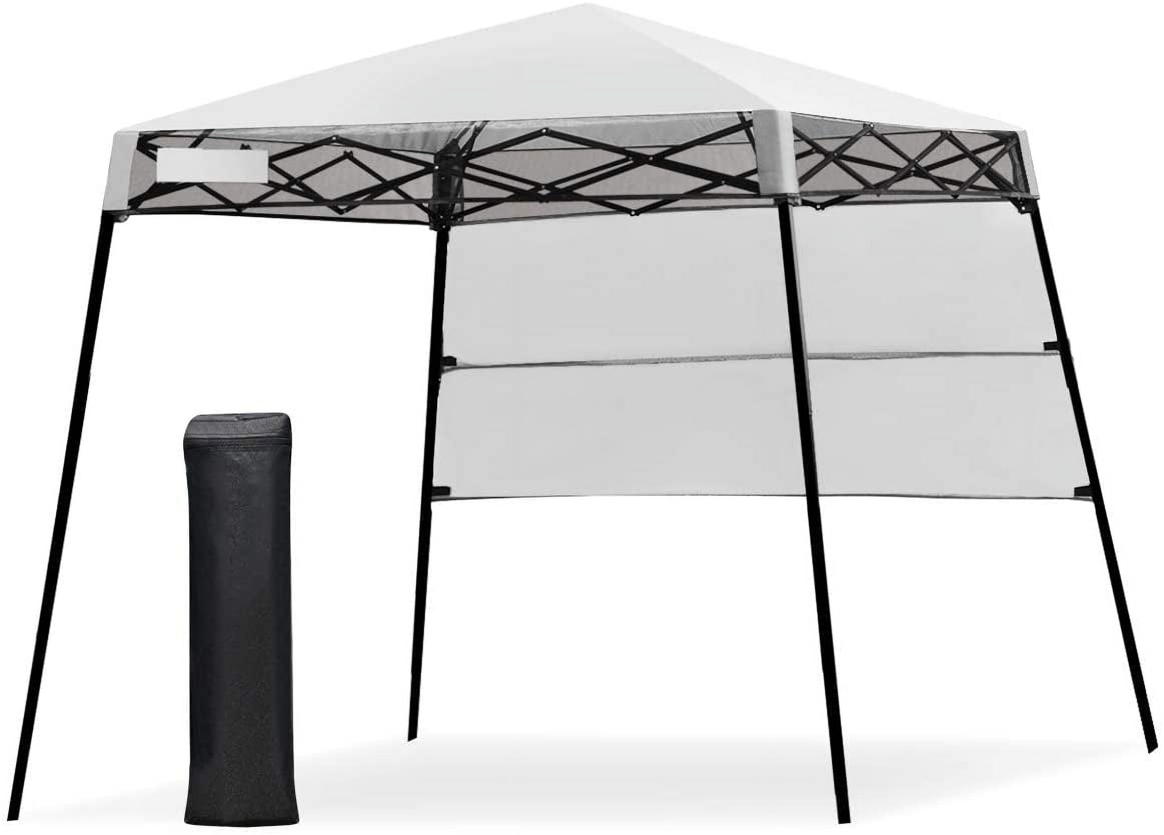 staple 7x7 Ft Pop Up Canopy, Slant Leg Outdoor Canopy with Carry Bag ...