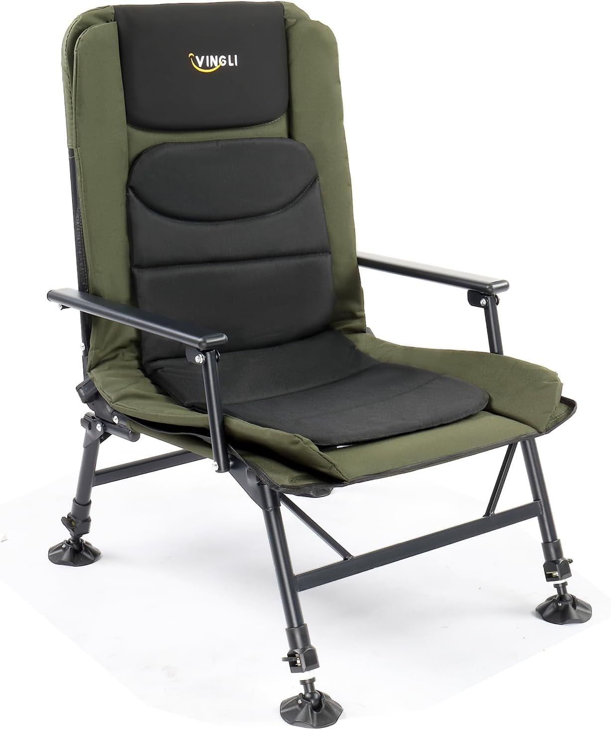 staple Oversized Fishing Chair Heavy Duty Support 440 LBS, 160° Freely ...