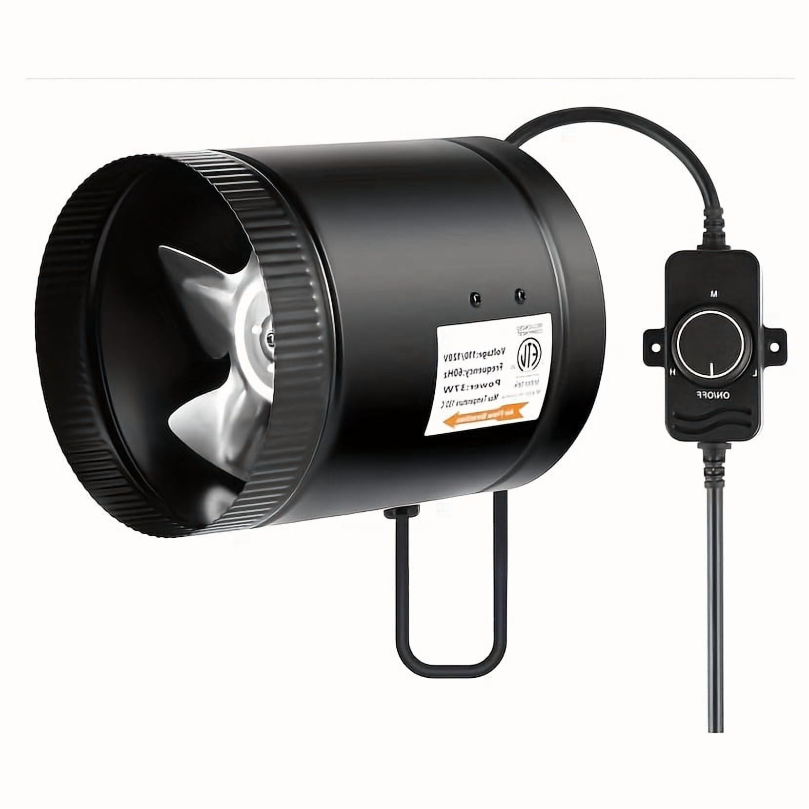 star 12 Inch Wall Mounted Shutter Exhaust Fan, Aluminum, 1600 RPM, 940 ...