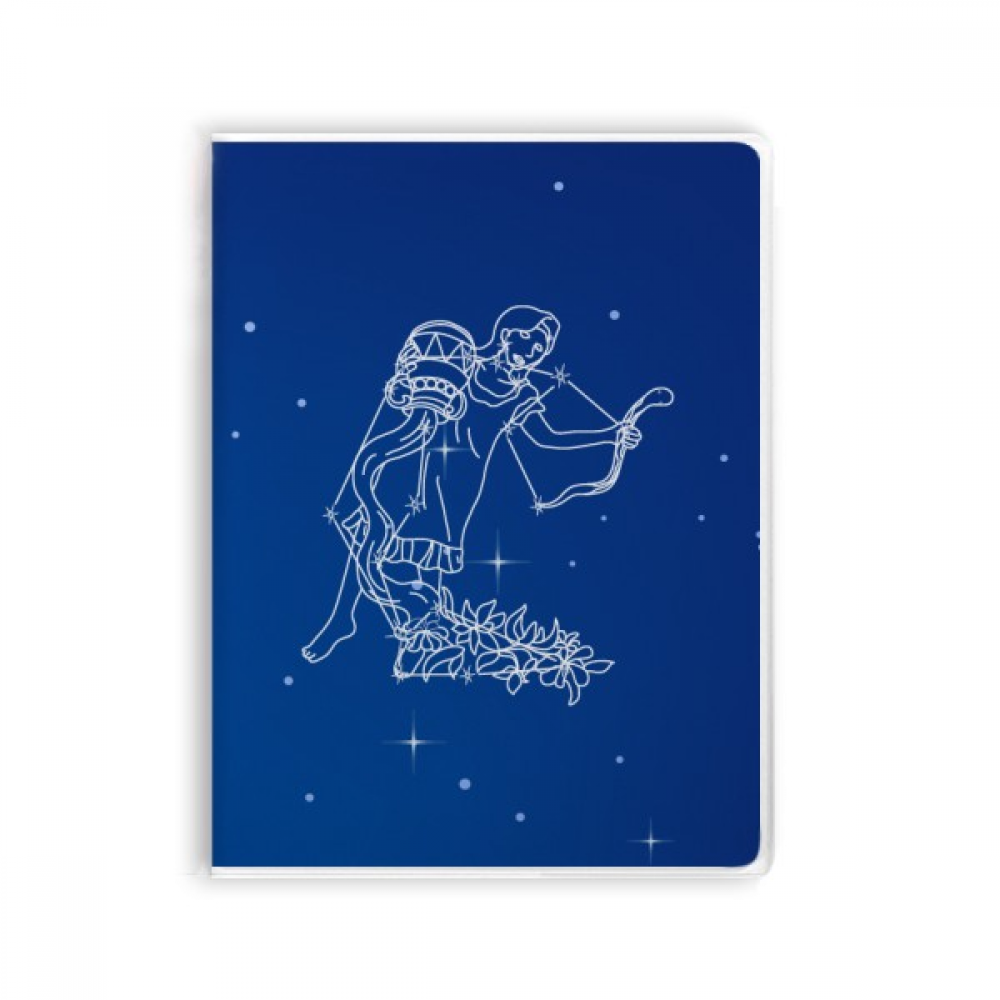 star universe constellation pattern notebook gum cover diary soft cover ...
