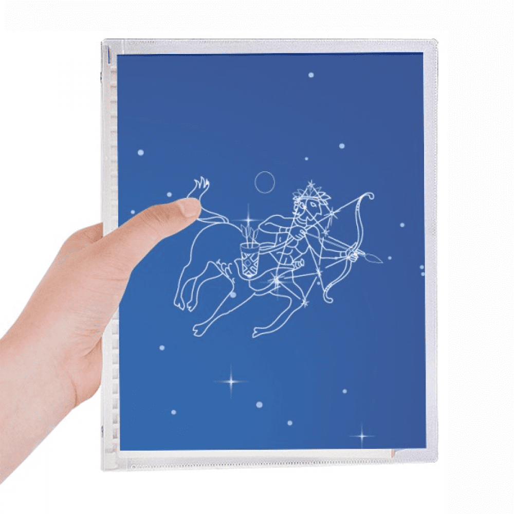 star universe sagittarius constellation pattern notebook loose diary ...