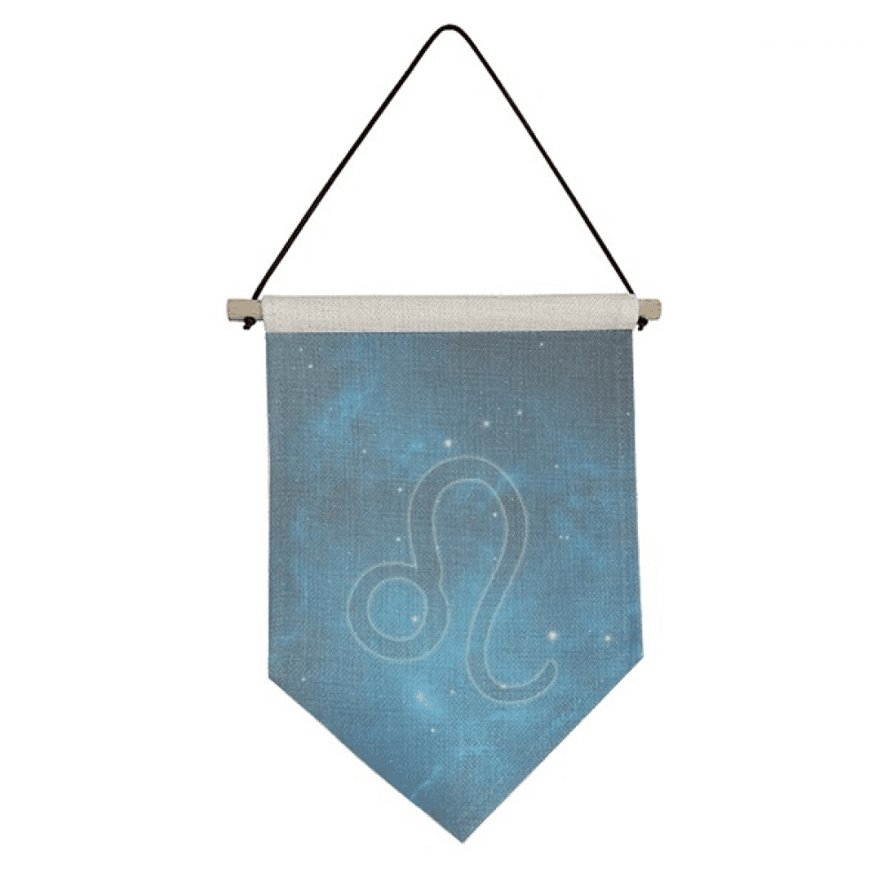 starry night leo zodiac constellation Canvas Flag Hanging Wall Art ...
