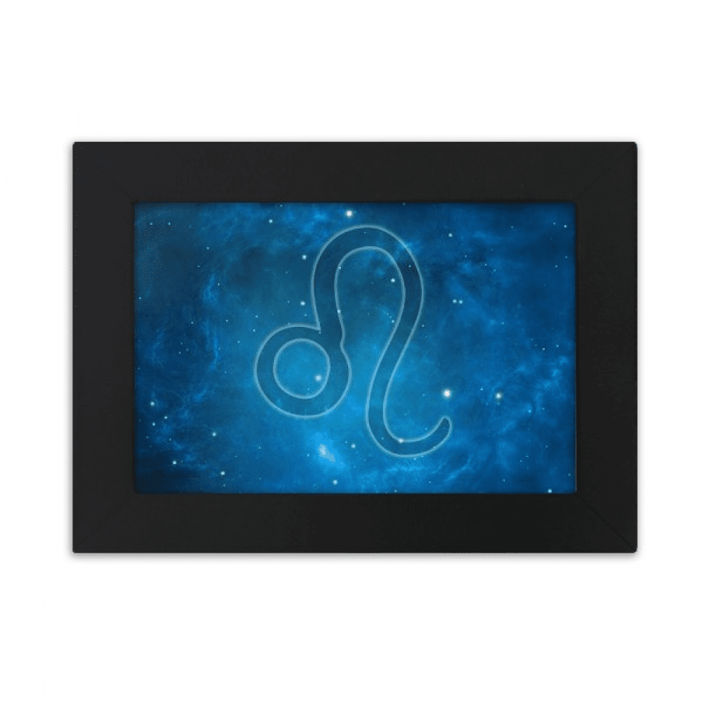 starry night leo zodiac constellation desktop photo frame ornaments ...