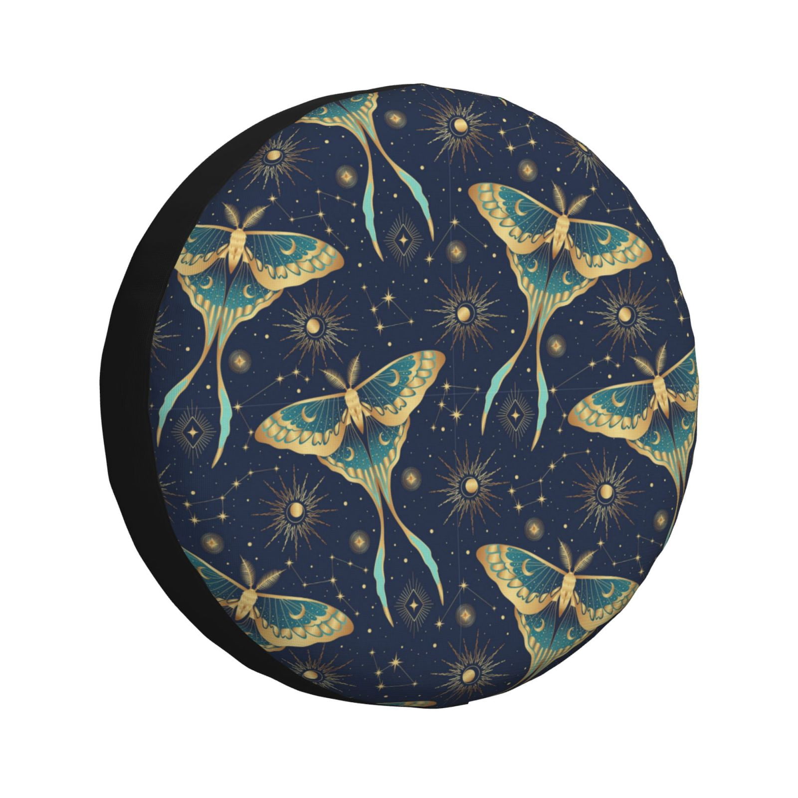 starry sky Night butterfly Spare Tire Cover for Trailer Camper RV Truck ...