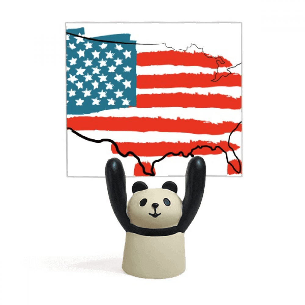 stars and stripes ameflag map country Memo Holder Cartoon Animal Panda ...