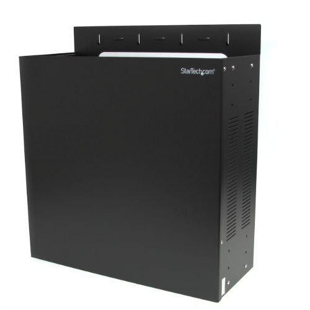 startech.com 4u vertical wall-mount server rack enclosure - 18.9in deep ...