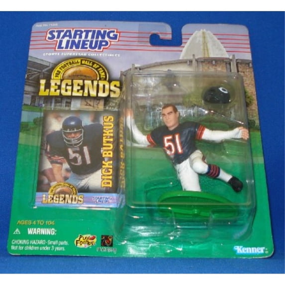 starting lineup pro football hall of fame dick butkus 4.5 inch figure ...