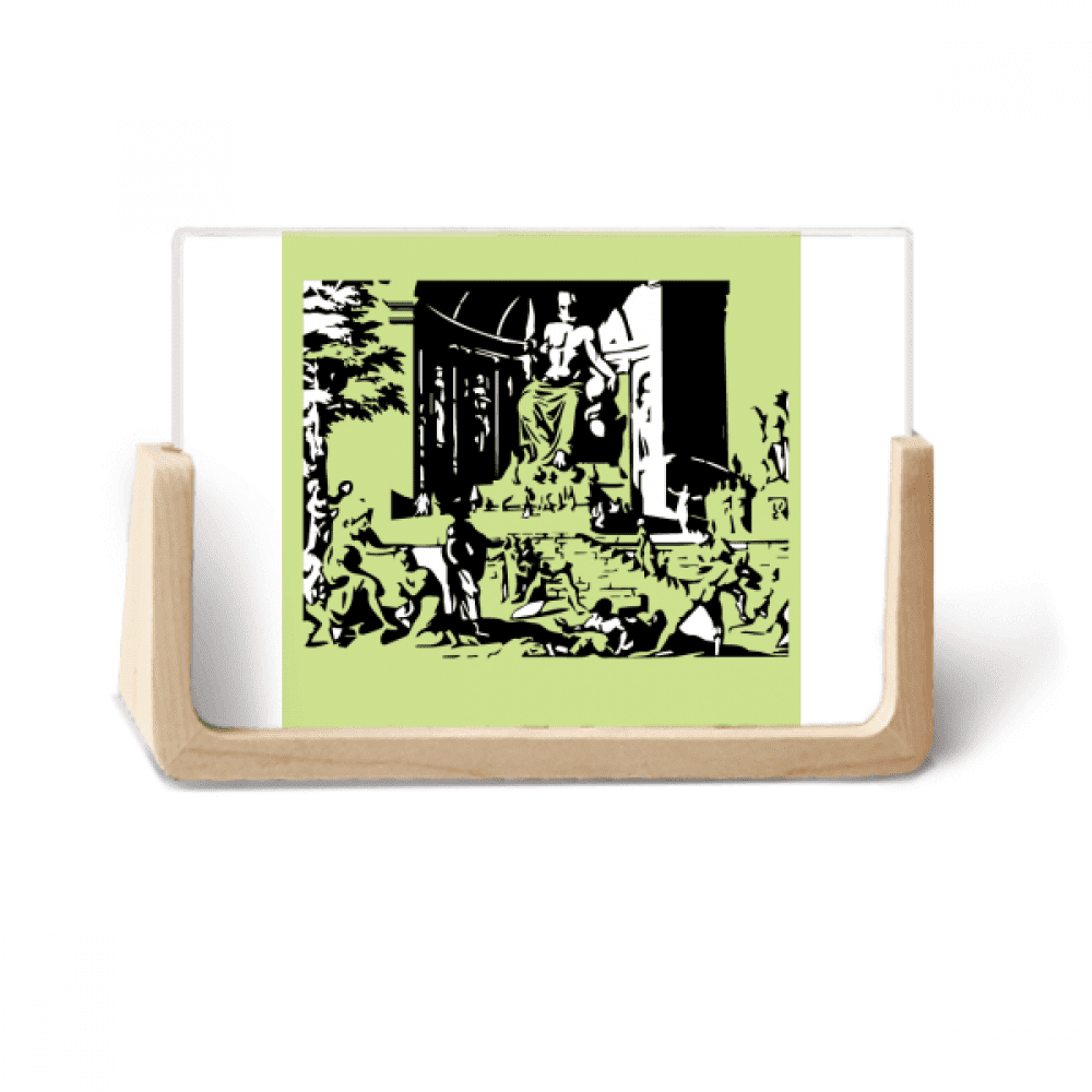 statue god art deco fashion Photo Wooden Photo Frame Tabletop Display ...
