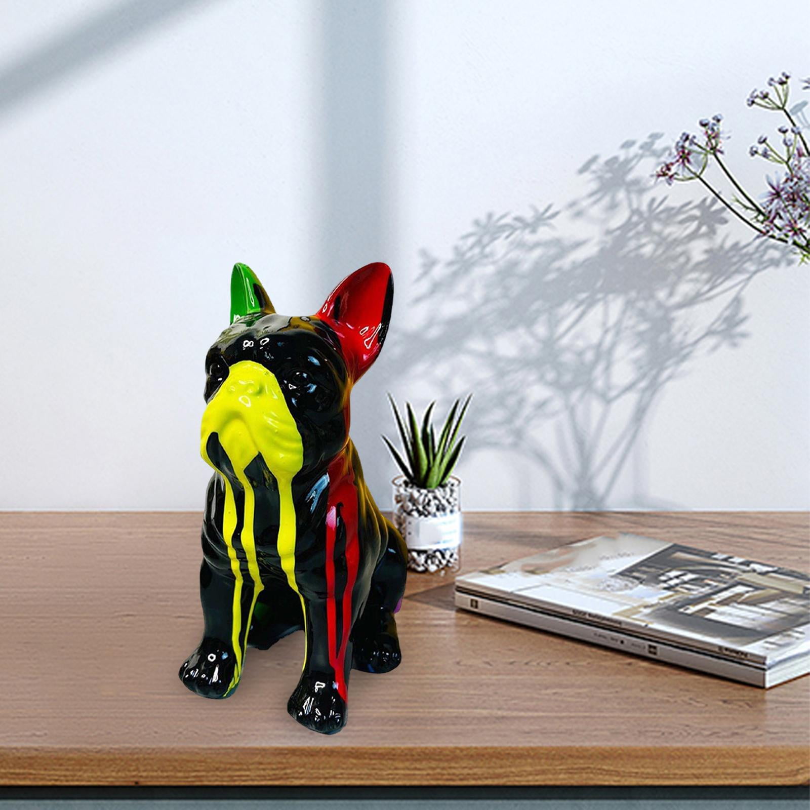 statue, statues figurines home decor accents,graffiti animal statue ...