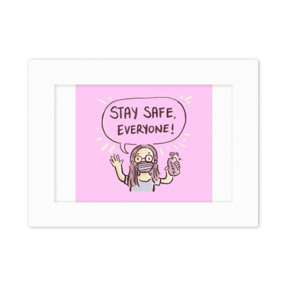 stay safe every facehead respirator photo mount frame picture art ...