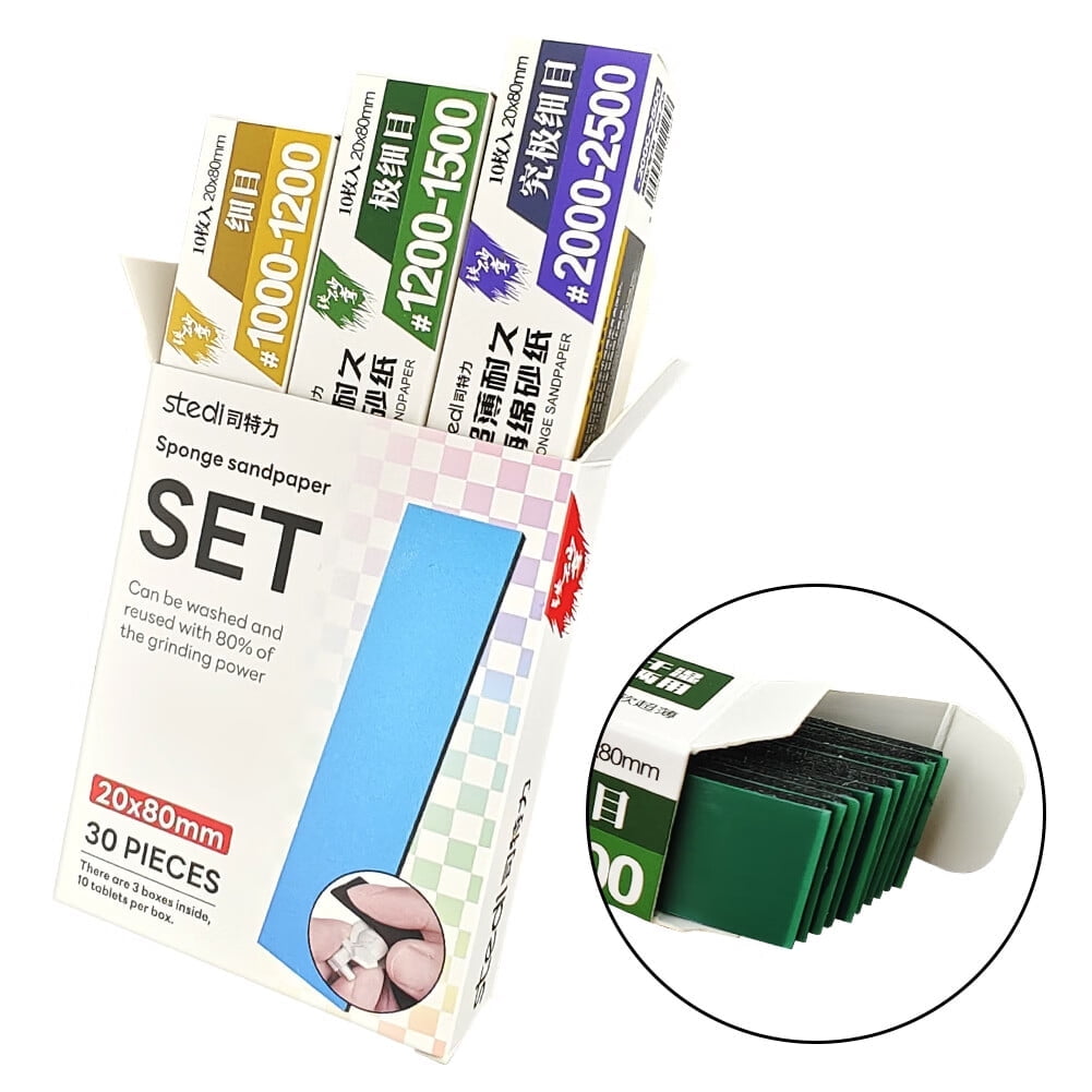 stedi Sanding Sponge for Model Gundam Building, Hobby Model Tools Hand ...