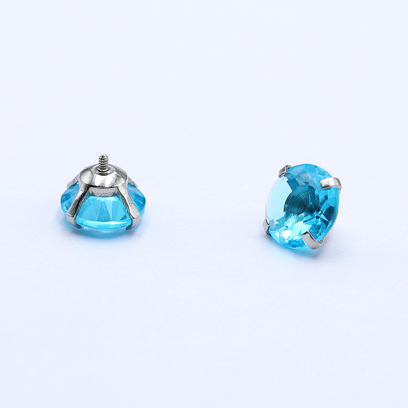 steel four-claw inner wire head claw zirconium ear bone nail ...