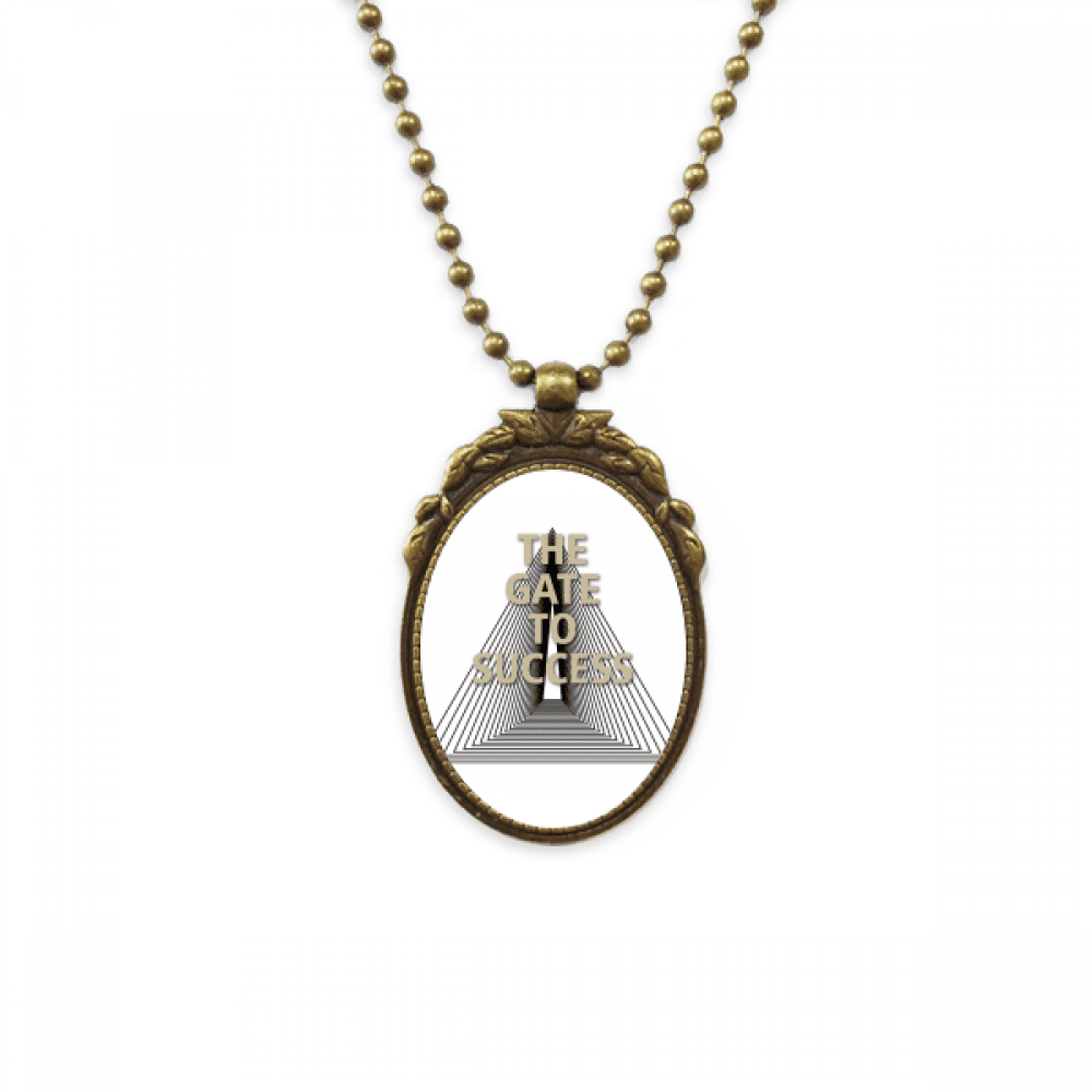 step cycle success gate art deco fashion antique necklace vintage bead ...