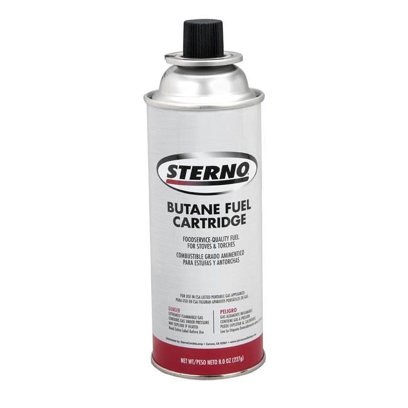 sterno products 50162 cpc 8 oz butane fuel cartridges - case of 12 ...