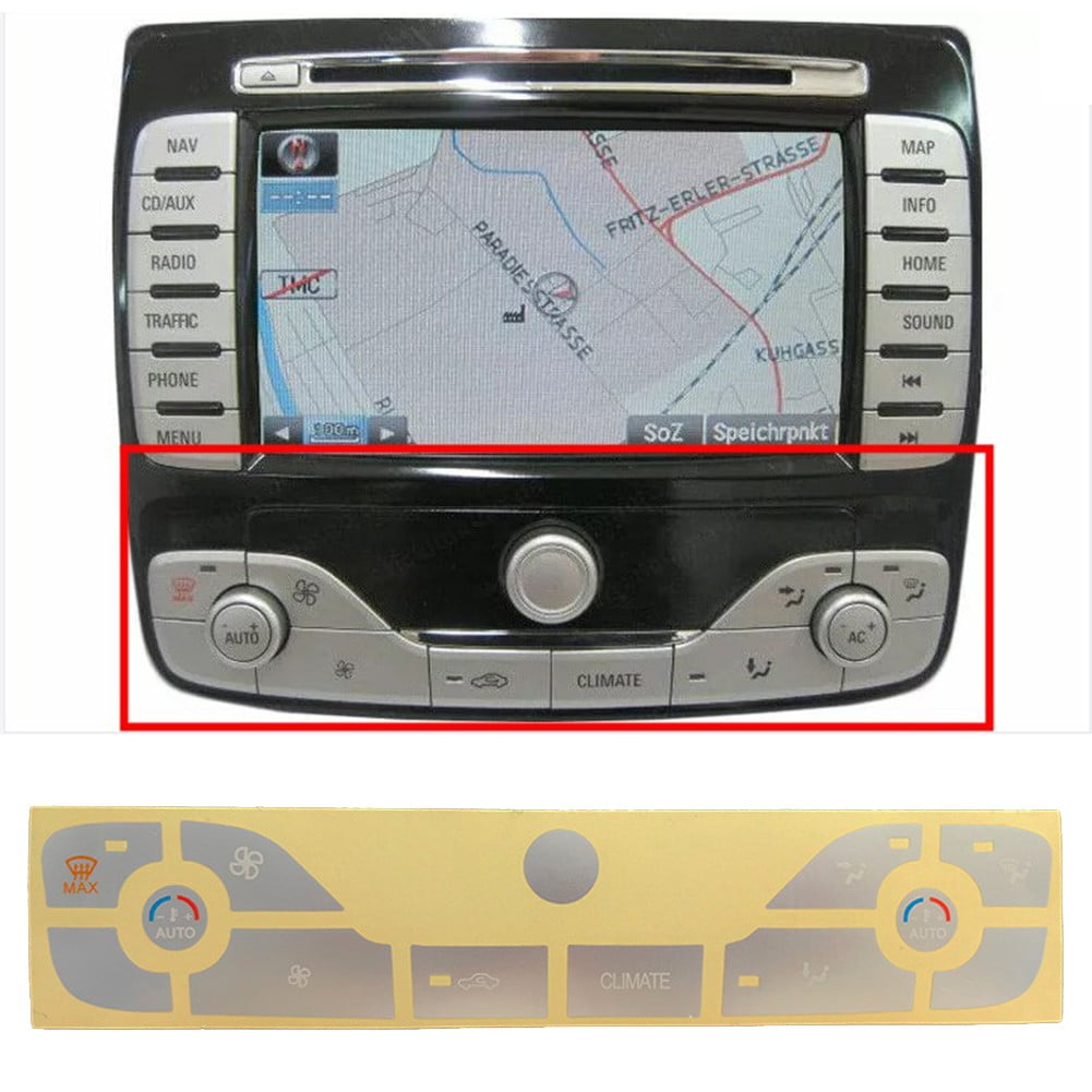 stickers to repair the buttons AC Repair Sticker for FORD for S-Max ...