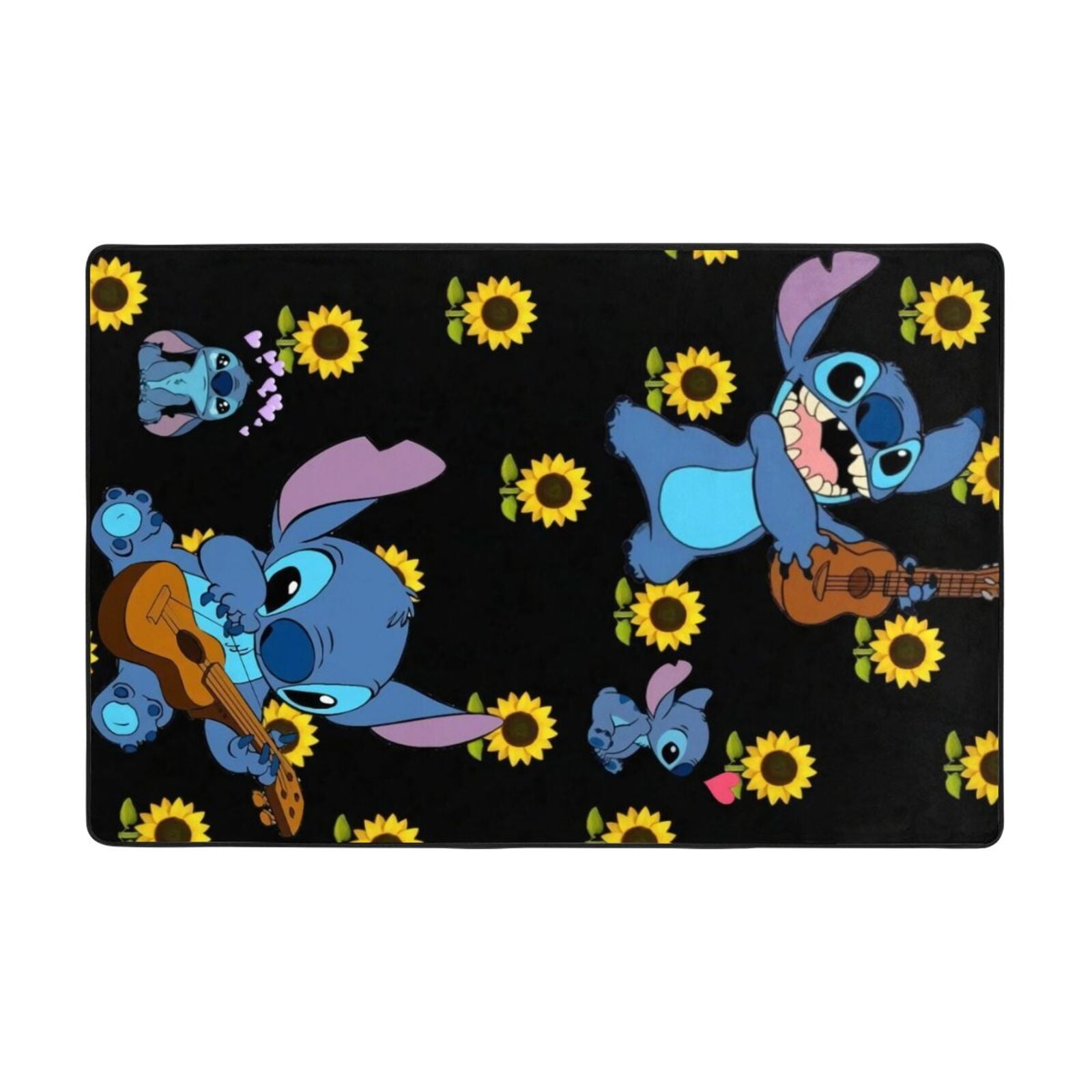 stitch Gamer Rug Room Non-Slip Gaming Rug Cool Graffiti Gaming Carpet ...