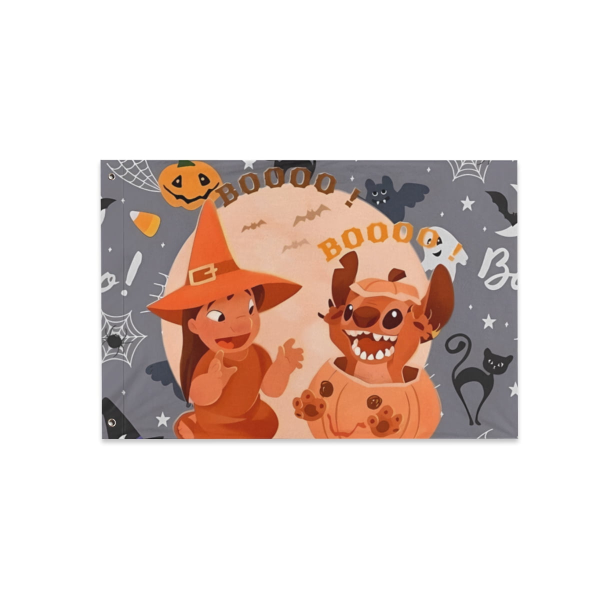 stitch Halloween Thanksgiving Double-sided Flag Multiple Sizes Double ...