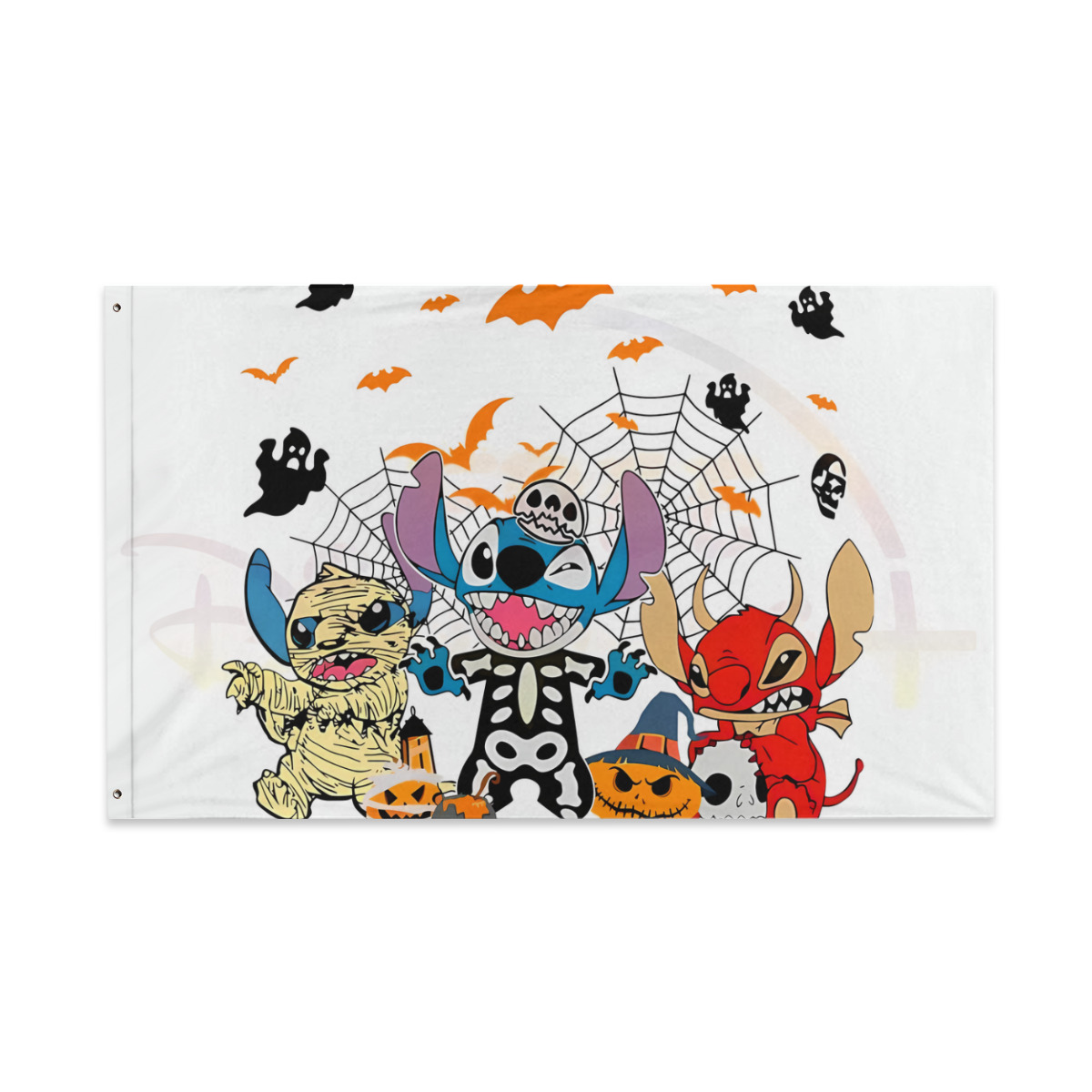 stitch Halloween Thanksgiving Double-sided Flag Multiple Sizes Double ...