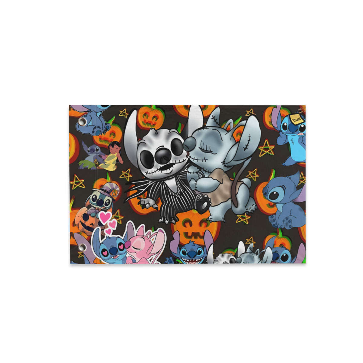 stitch Halloween Thanksgiving Double-sided Flag Multiple Sizes Double ...