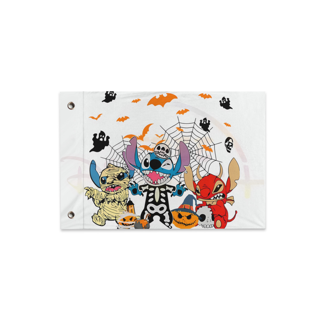 stitch Halloween Thanksgiving Double-sided Flag Multiple Sizes Double ...