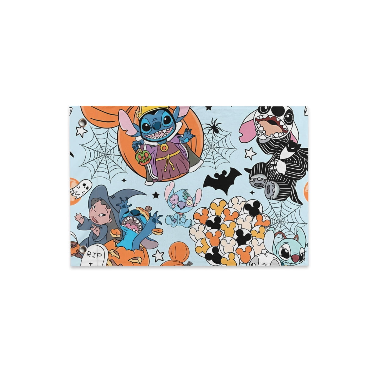 stitch Halloween Thanksgiving Double-sided Flag Multiple Sizes Double ...