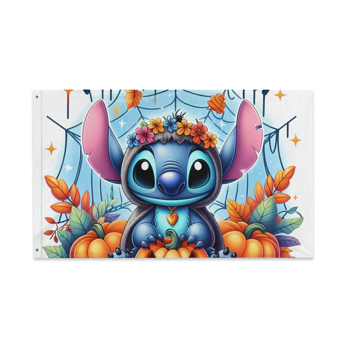 stitch Halloween Thanksgiving Double-sided Flag Multiple Sizes Double ...