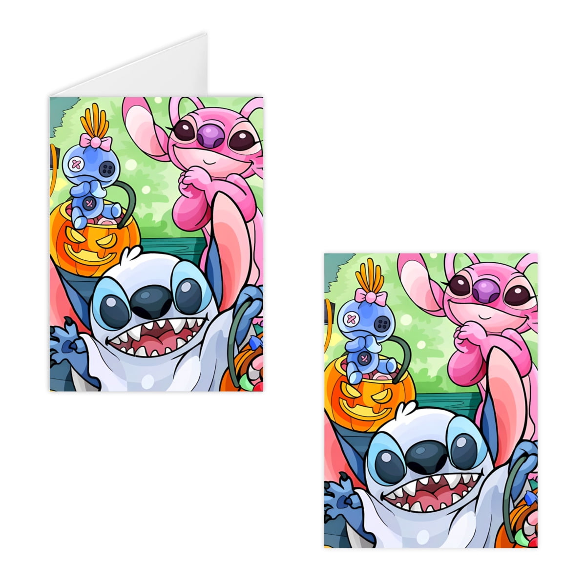 stitch Halloween Thanksgiving Envelope Greeting Card Decorably Special ...