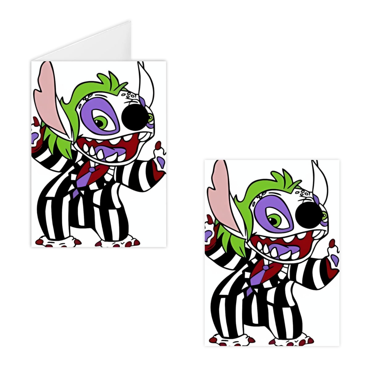 stitch Halloween Thanksgiving Envelope Greeting Card Decorably Special ...