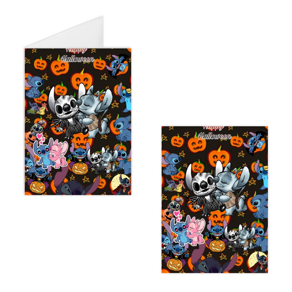 stitch Halloween Thanksgiving Envelope Greeting Card Decorably Special ...