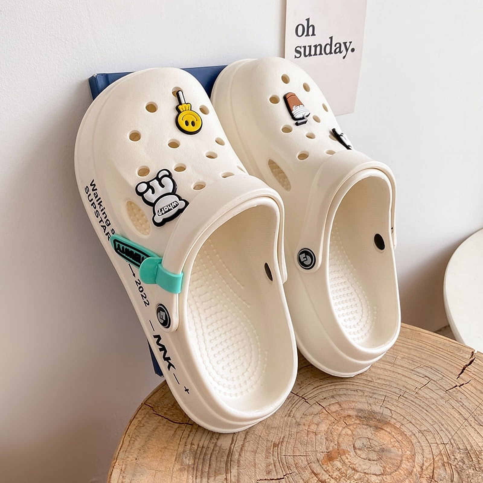stitch New summer eva hole shoes women's fashion outside cool slippers ...