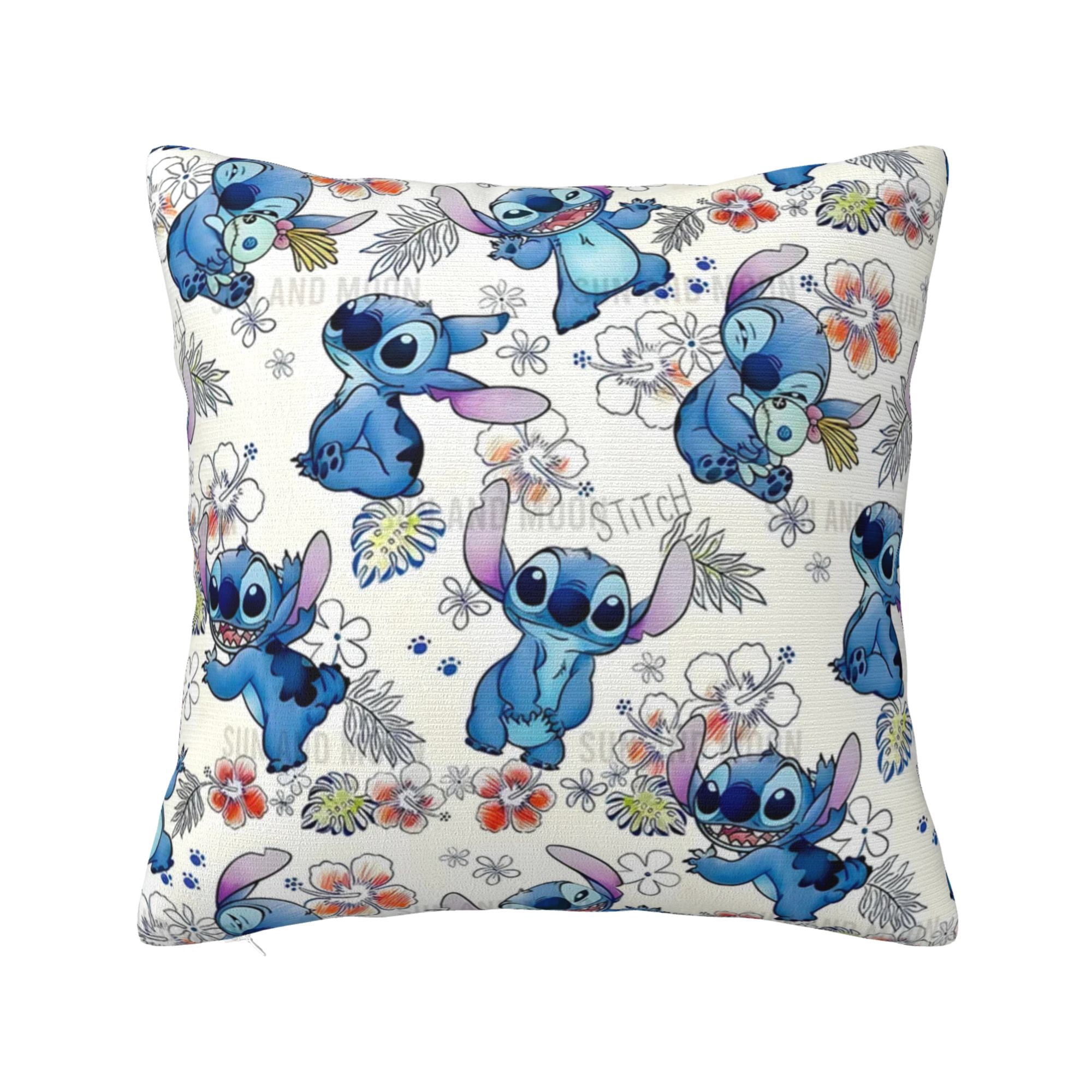 stitch Pillowcase Throw Pillow Case Shell for Couch Sofa Home ...