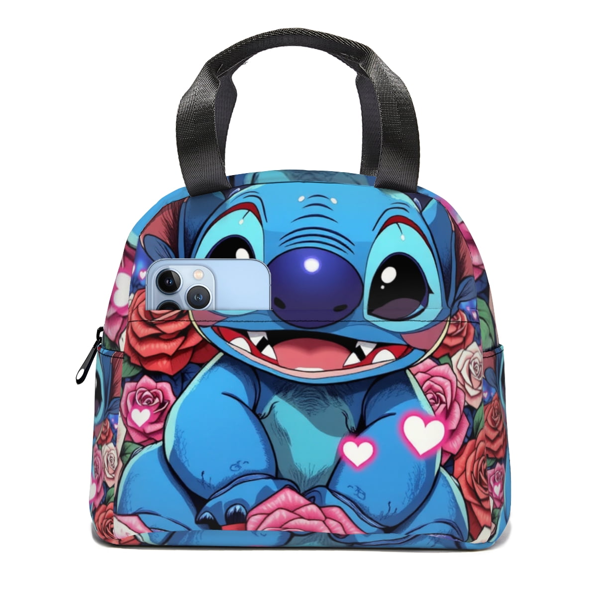 stitch Reusable and cute lunch bag, suitable for both men and women ...