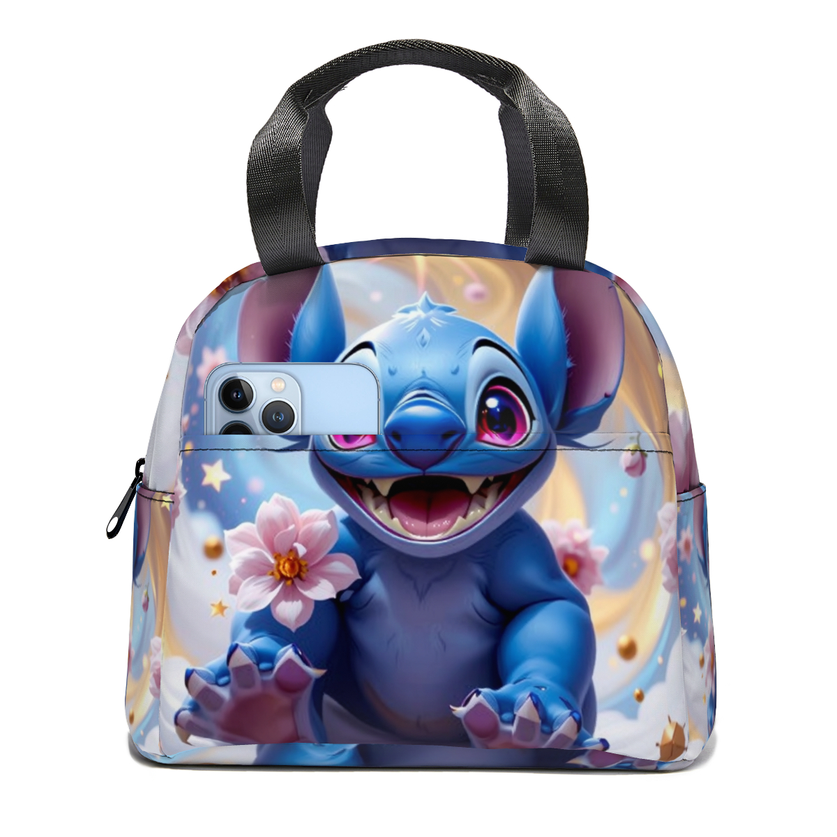 stitch Reusable and cute lunch bag, suitable for both men and women ...
